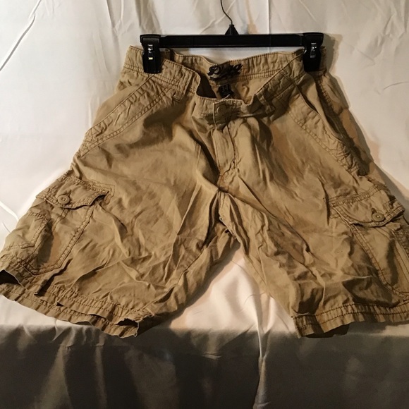 Plugg | Shorts | Plugg Mens Tan Cargo Shorts | Poshmark